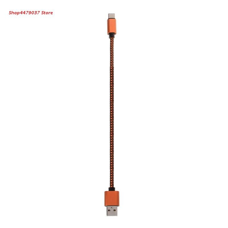 Universal Short Type-c USB Charge Cable Nylon Brai... – Grandado