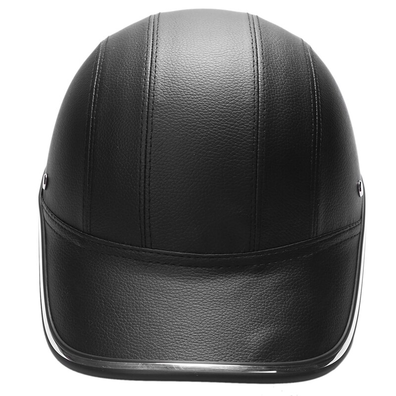 Motorcycle Leather Helmets Bike Scooter Half Open ... – Vicedeal