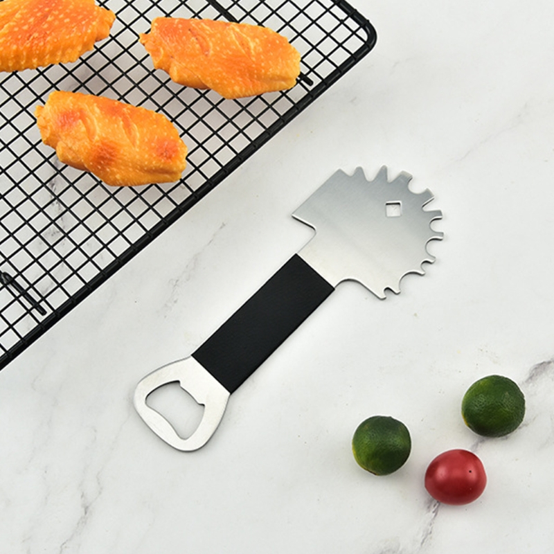 Portable Metal BBQ Grill Grate Cleaner Cleaning Ba... – Grandado