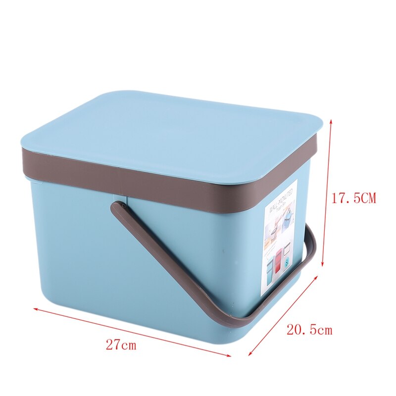 Simple Kitchen Hanging Waste Bin Covered Trash Can... – Grandado