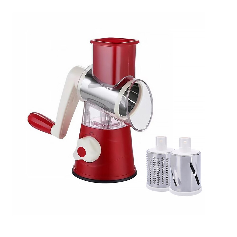 Vegetable Slicer Chopper Rotary Cheese Grater with... – Vicedeal