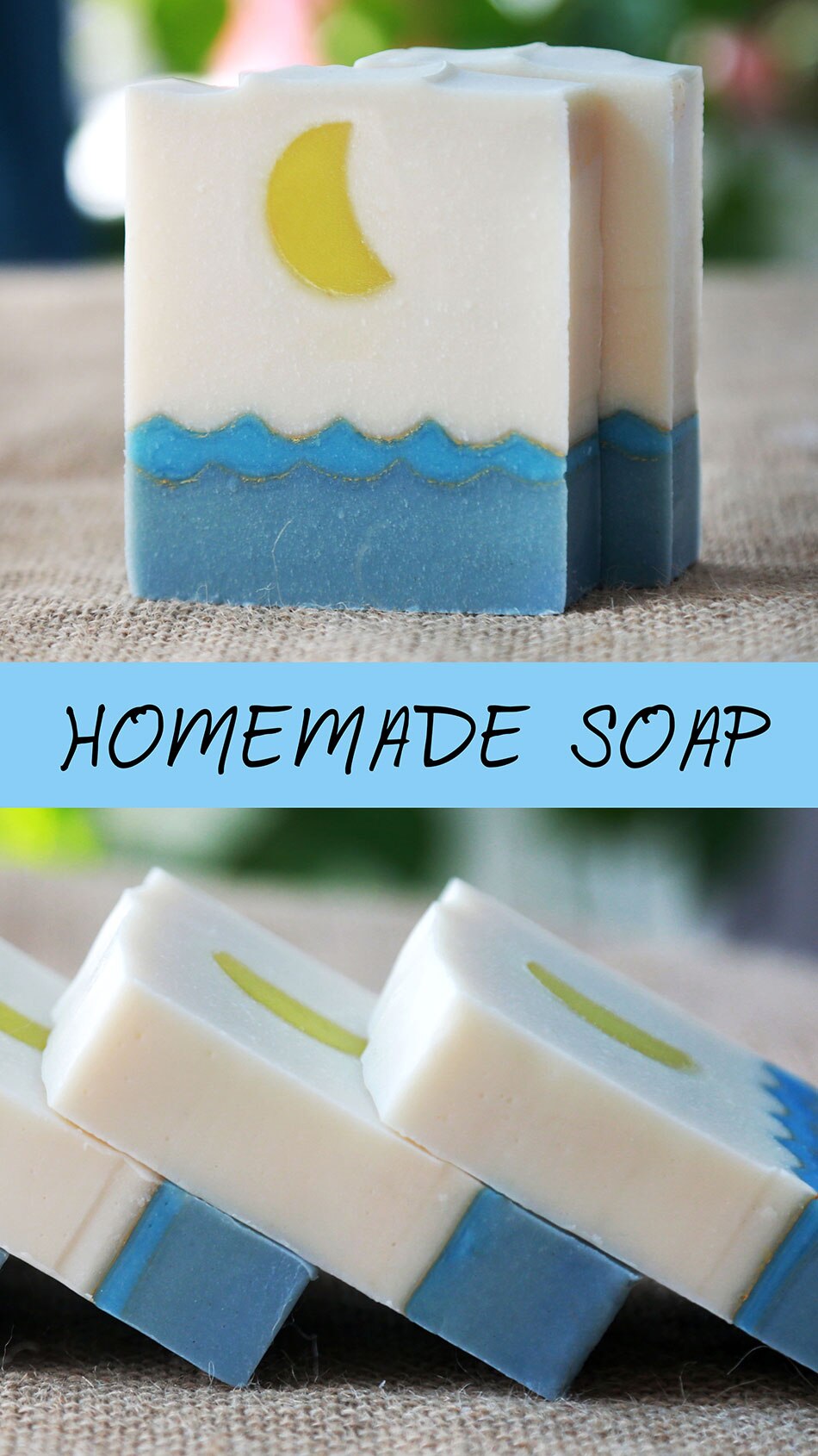 Kreative Handgemachte Seife Mond Sterne Hausgemach... – Grandado