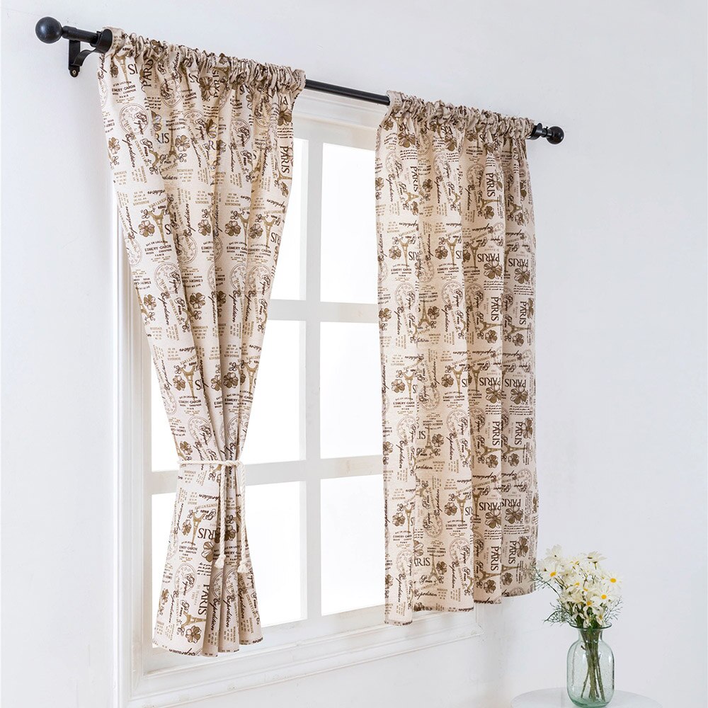 100*130cm Colored Strip Semi-blackout Window Curta... – Grandado