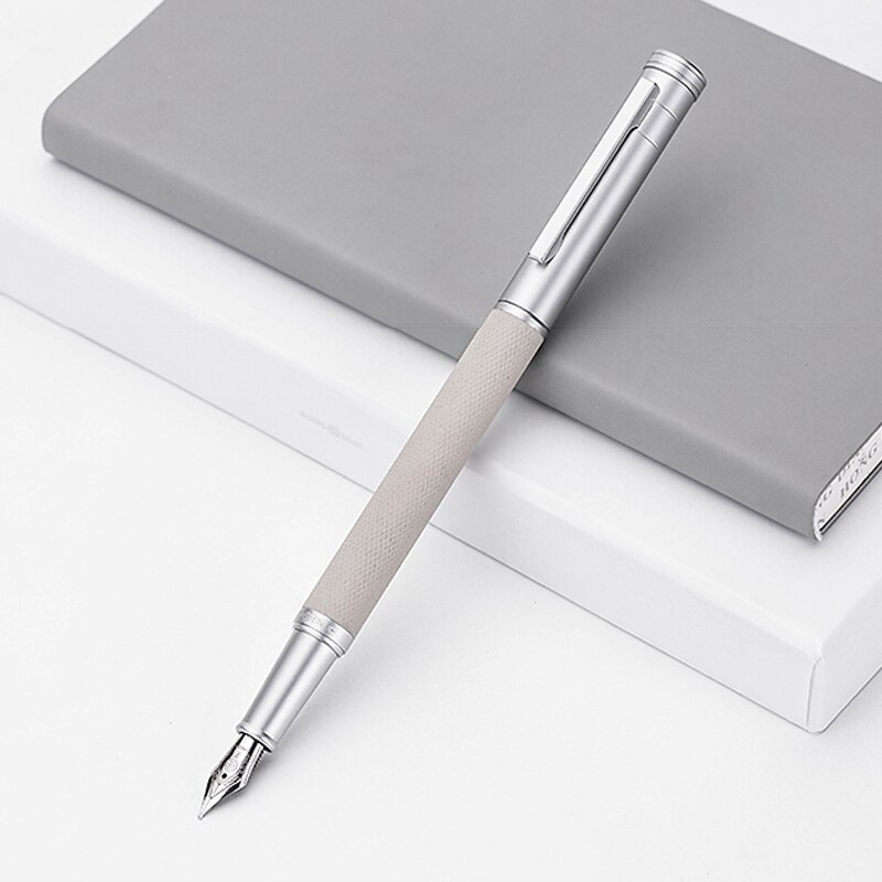 Retro Black White Cover Fountain Pen Metal Pens Fo... – Grandado
