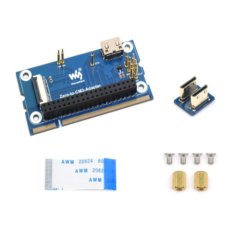 Raspberry Pi Nul 2 W Tot CM3 Adapter CM3 + Adapter... – Vicedeal