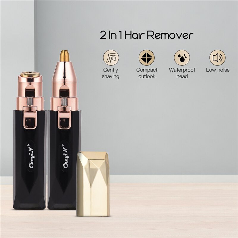 2 in 1 Lady Shaver Epilator Electric Eyebrow Trimm... – Vicedeal