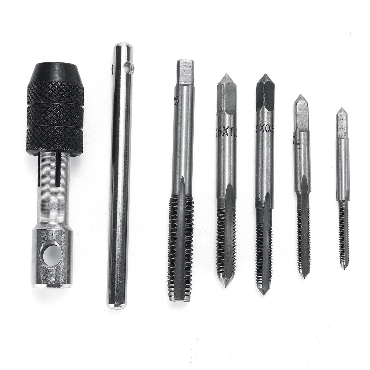 6pcs T Type Hand Screw Thread Taps Drill Kit Screw... – Grandado
