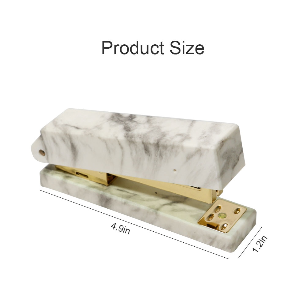 Home Office Bookbinding Supplies Marble Gold Metal... – Grandado