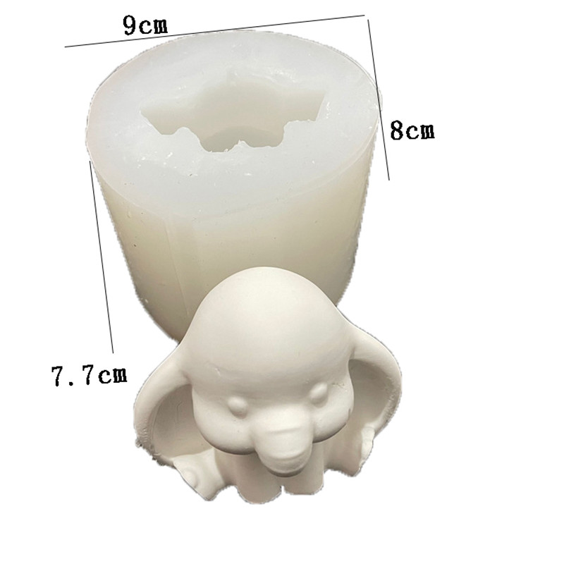 3D Leuke Olifant Siliconen Mal Diy Kaars Hars Arom... – Vicedeal