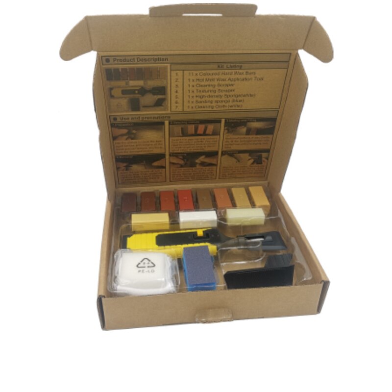 Floor and Furniture Repair Kit with 11 Block Wax, ... – Grandado