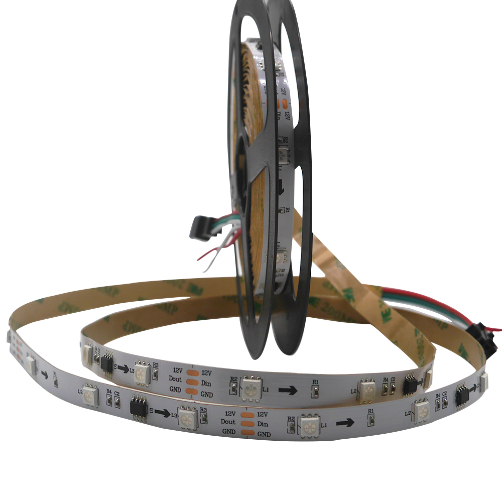 DC12V 5 M WS2811 Pixel Led Strip Licht; adresseerb... – Vicedeal