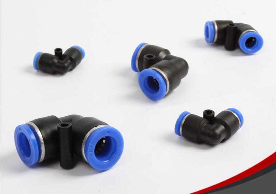 100pcs PV6 6mm ID Pneumatic Connectors Elbow Fitti... – Grandado