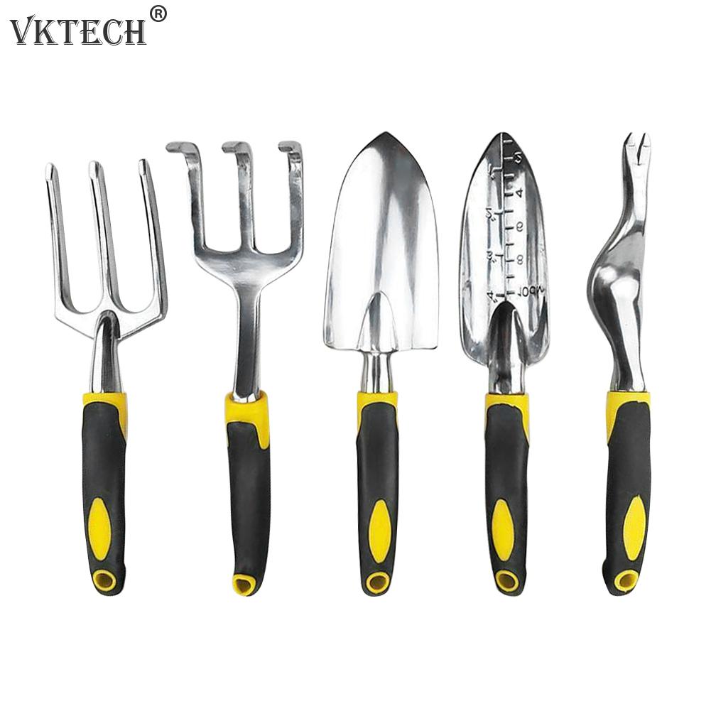 5pcs Garden Shovel Spade Trowel Rake Set Flower Pl... – Vicedeal