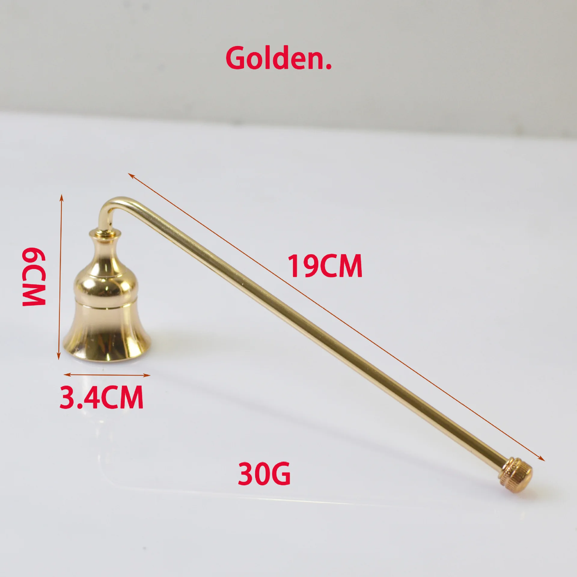 1pc Metal Candle Snuffer Gold/Black/Silver Bell-sh... – Grandado