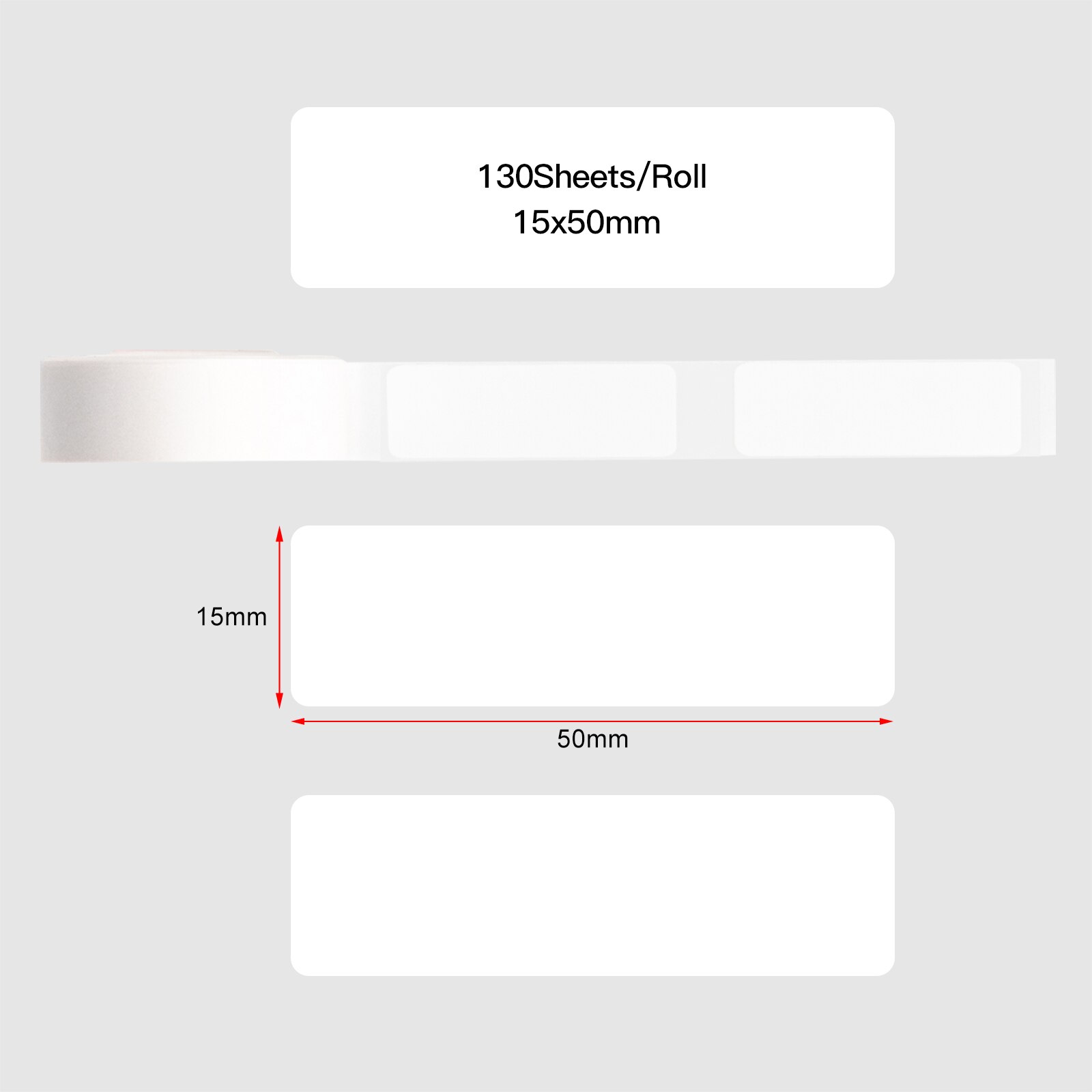 Aibecy White Blank Label Paper Self-Adhesive Therm... – Vicedeal
