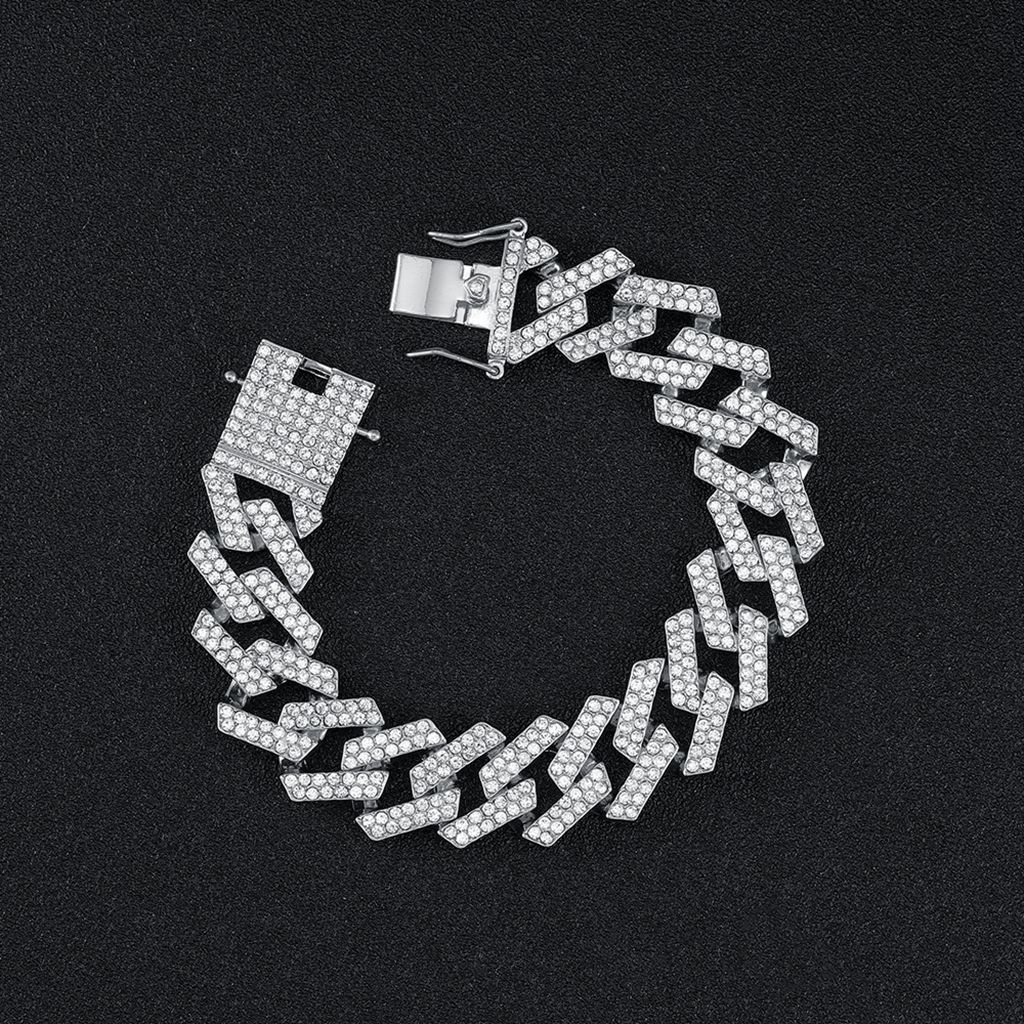 Hip Hop Bling Iced Out Men's Rapper Bracelet I... – Grandado