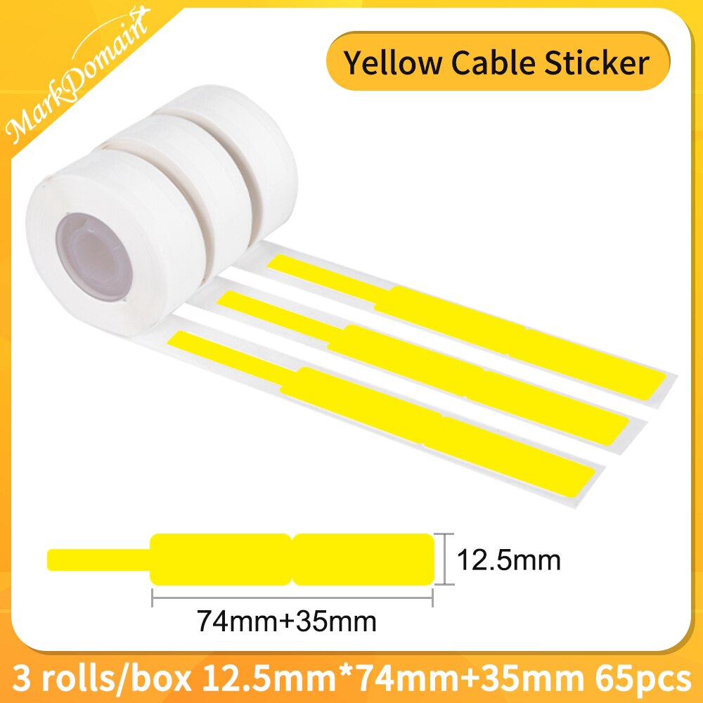 Phomemo 195Pcs 3rolls T-Type Cable Labels Wire Net... – Grandado