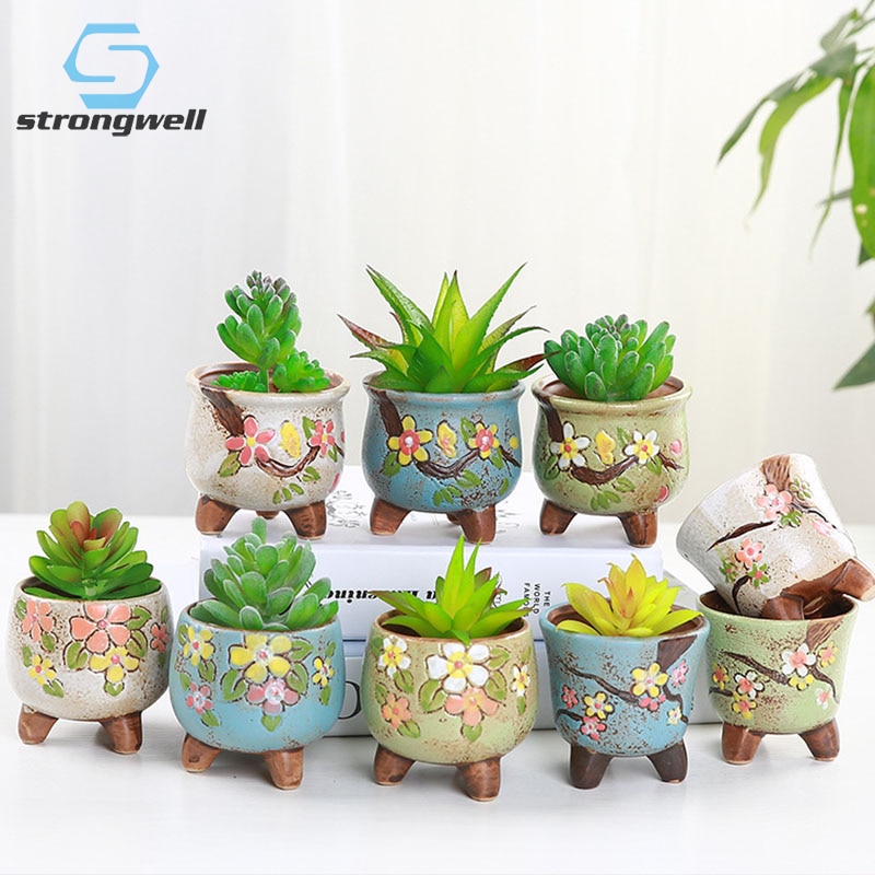 Strongwell Country Style Mini Hand Painted Ceramic... – Vicedeal