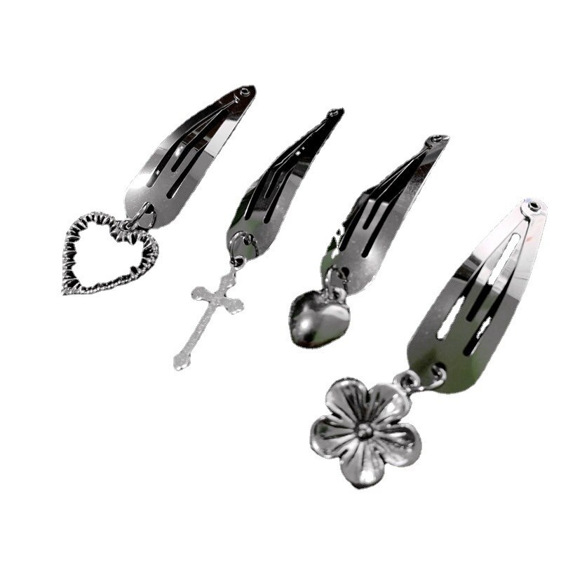 Harajuku Metal Hair Clip for Women Girls Goth Punk... – Vicedeal