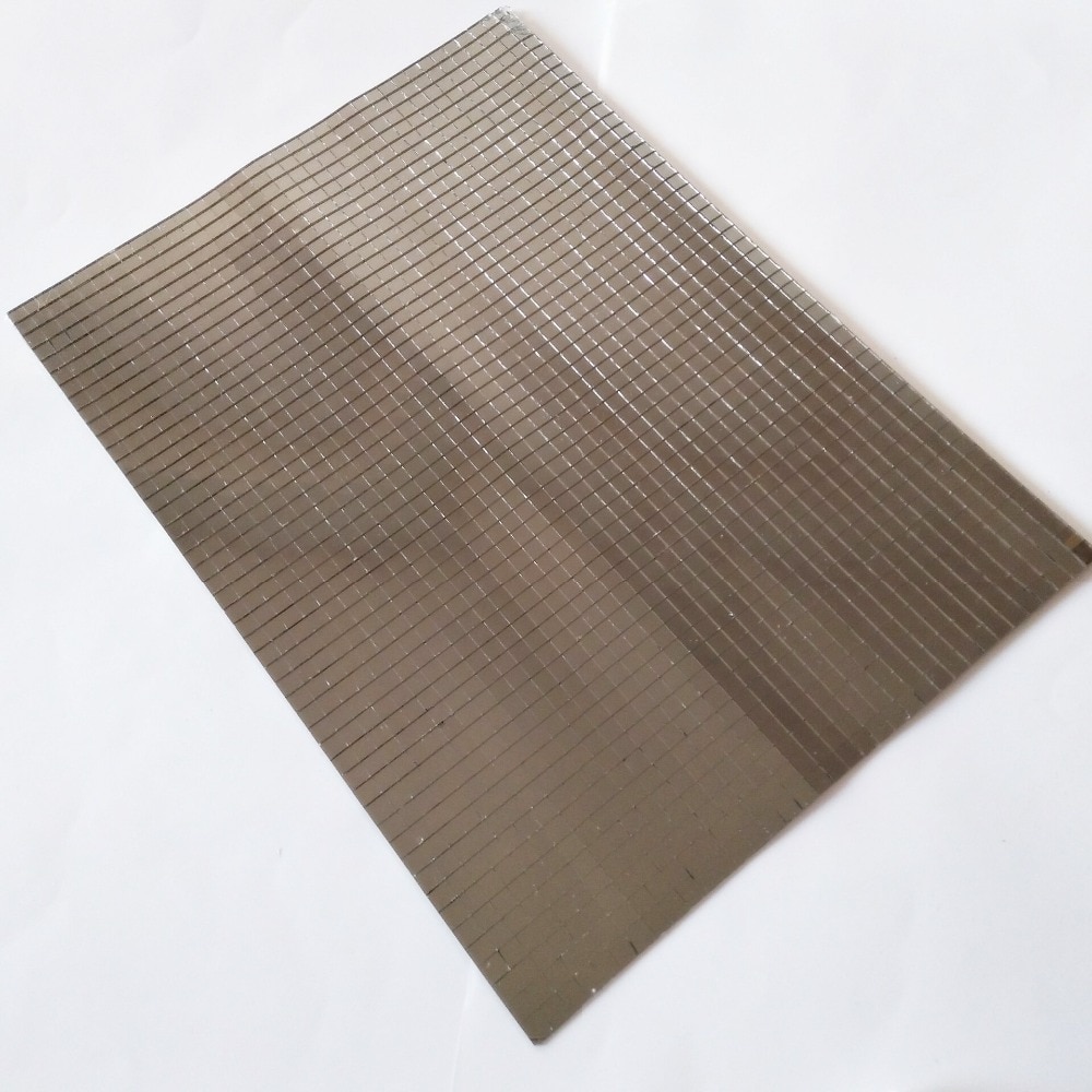 Grey Glass Mirror Mosaic Tile ,Mini Square Glass M... – Vicedeal