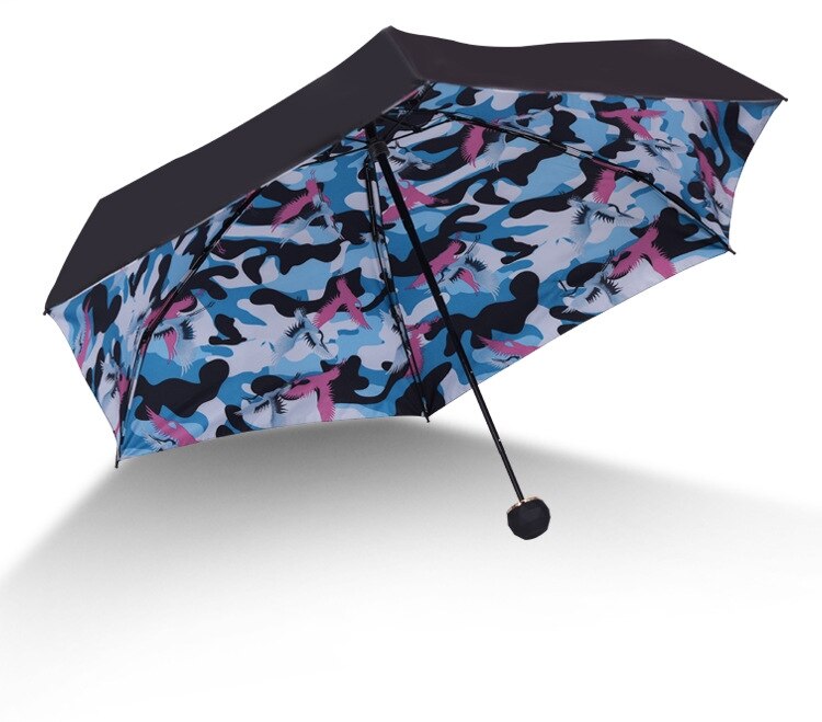 Personlighed mand fem folde paraply regn kvinder s... – Vicedeal