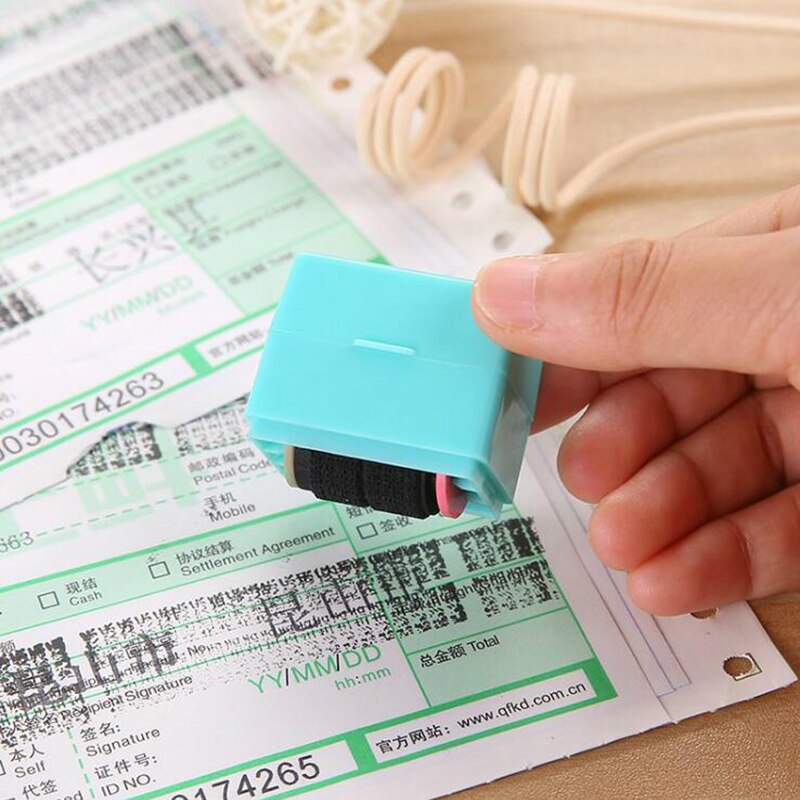 Garbled Secret Scroll Wheel Privacy Smear Stamps C... – Grandado