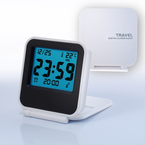 Mini Flip Travel Electronic Clock Thermometer Cloc... – Grandado