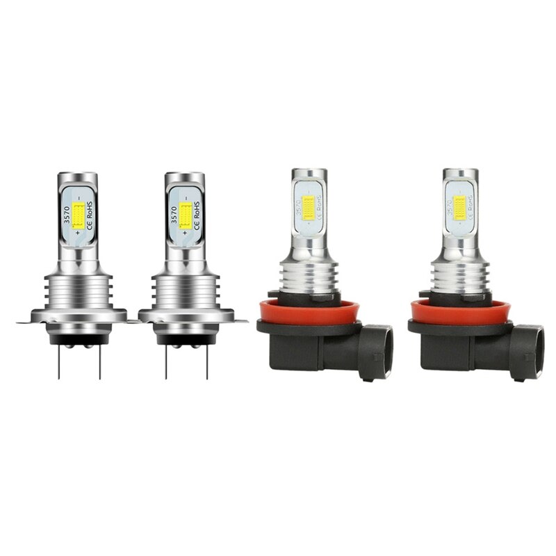 Combo H11 + H7 LED Headlight Bulbs Kit High Low Be... – Vicedeal