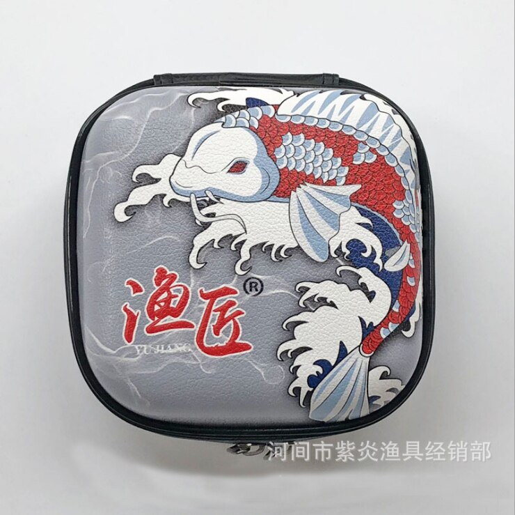 painted soft shell fishing reel storage bag fishin... – Grandado