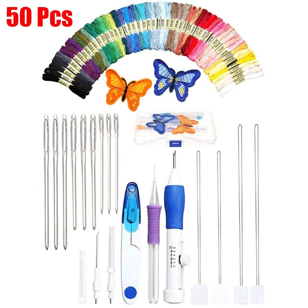 Magic DIY Embroidery Pen Knitting Sewing Tool Kit ... – Vicedeal