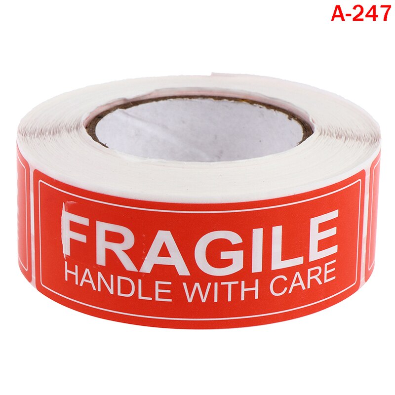 250 Fragile Stickers 1x3in Handle with Care Thank ... – Vicedeal