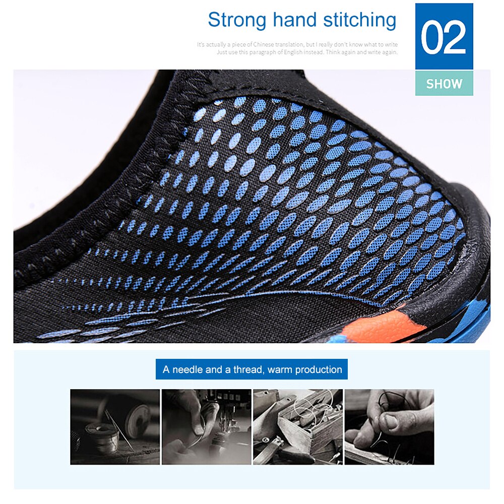 Anti-Slip Sandals Beach Shoes Unisex Sneakers Swim... – Grandado