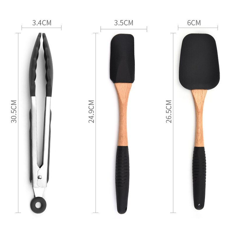 Silicone Non-stick Cooking Baking Utensils Tools S... – Vicedeal