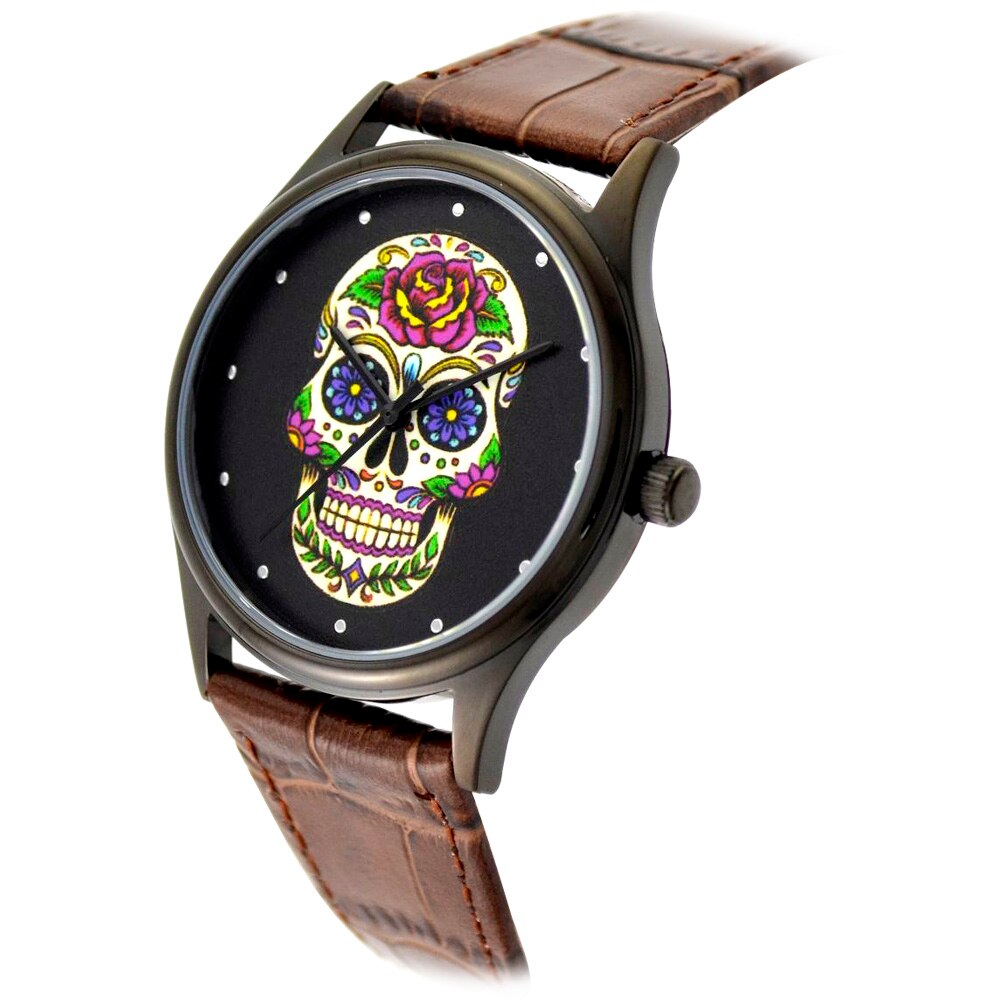 Reloj de calavera colorido Unisex en todo el mundo – Grandado