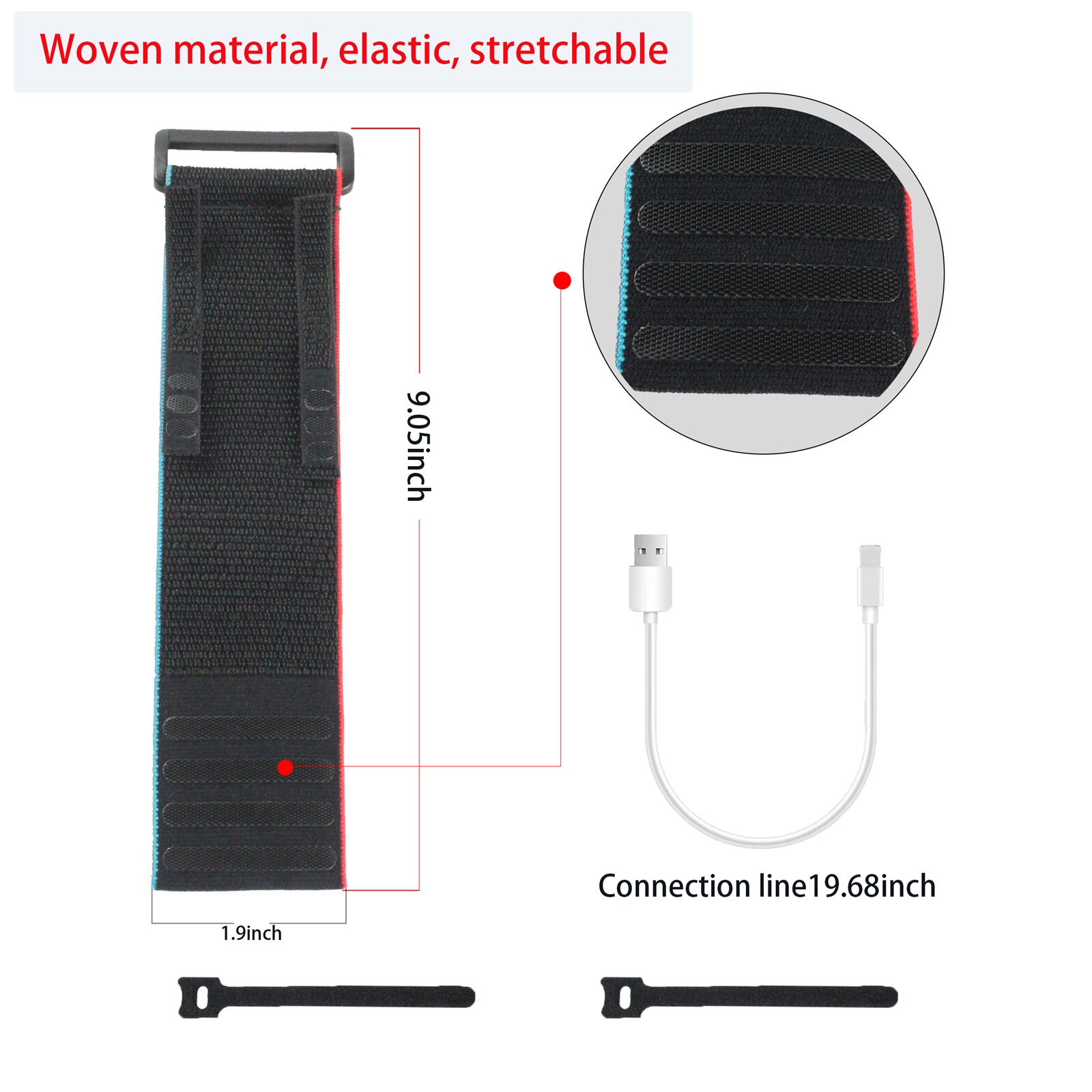 For Oculus Quest 2 Battery fixed strap VR Cable Ad... – Vicedeal