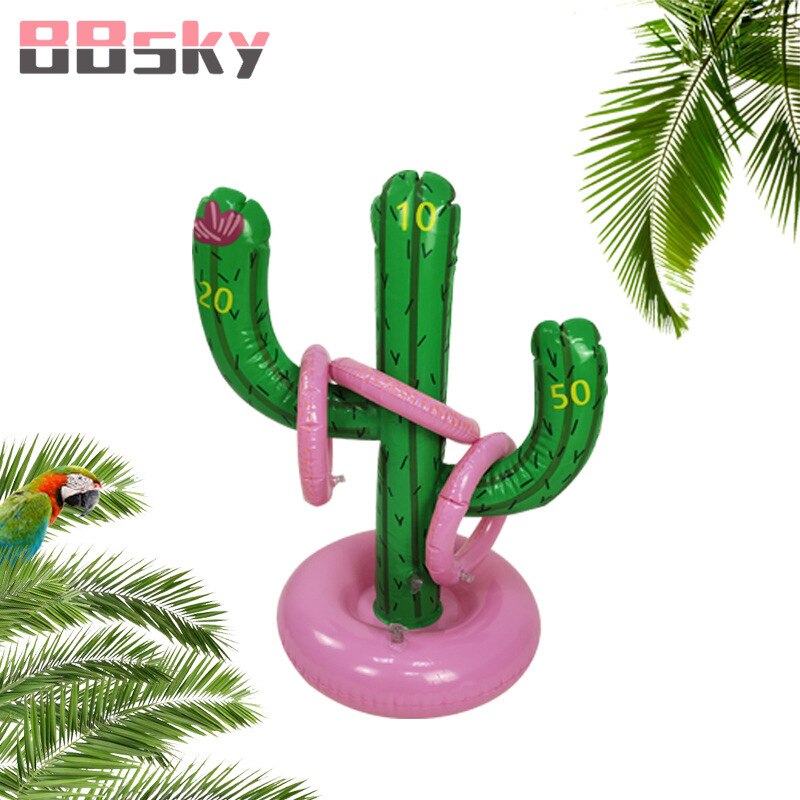 BBSKY Inflatable Cactus Cross Ring Toss Game Swim ... – Grandado
