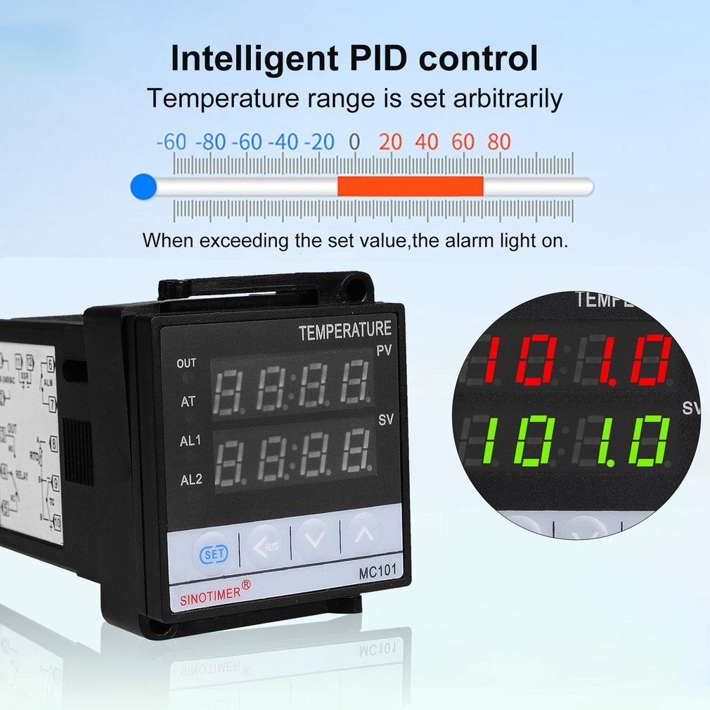 SINOTIMER Short Shell Input PID Temperature Contro... – Grandado
