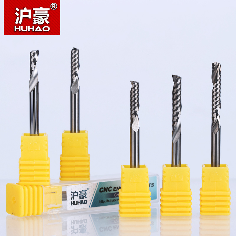 HUHAO 1PC 4mm one Flute Spiral Cutter router bit C... – Vicedeal