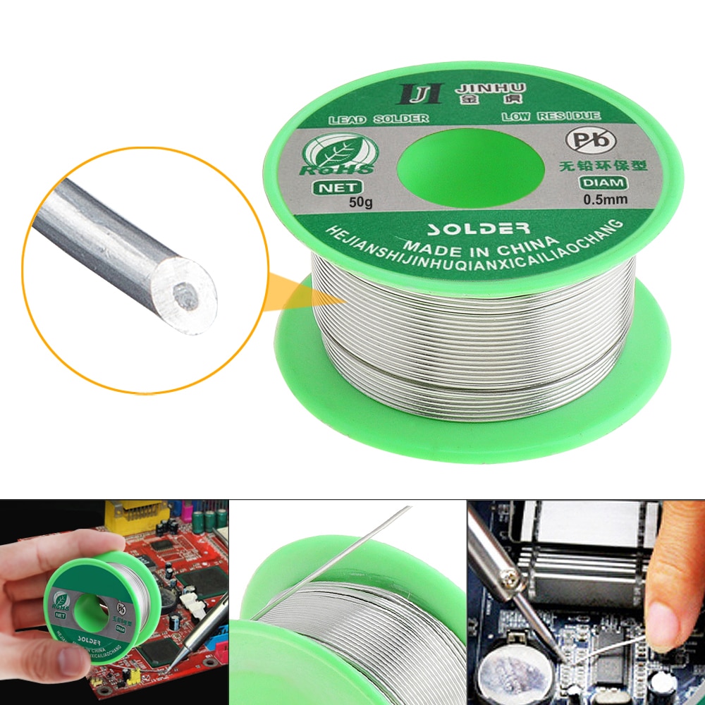 50g 0.5mm 0.6mm 0.8mm Lead-free Rosin Core Solder ... – Grandado