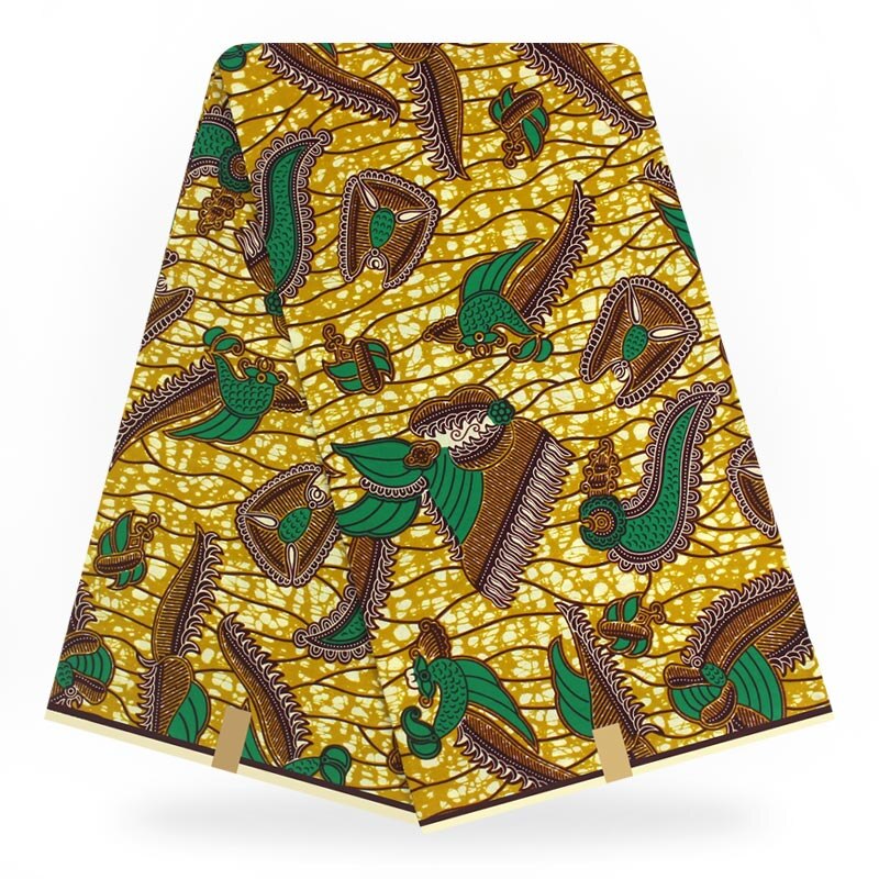 Colorful Real African Wax veritable African Fabric... – Grandado