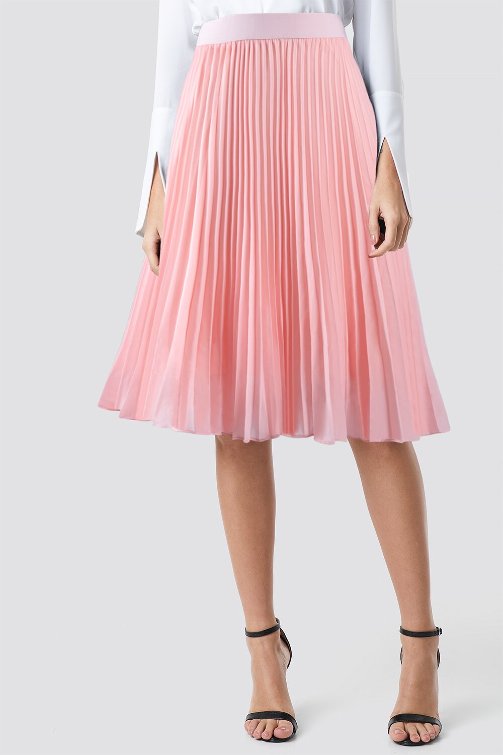 MIsShow Elastic High Waist Women Skirt Casual Vint... – Vicedeal