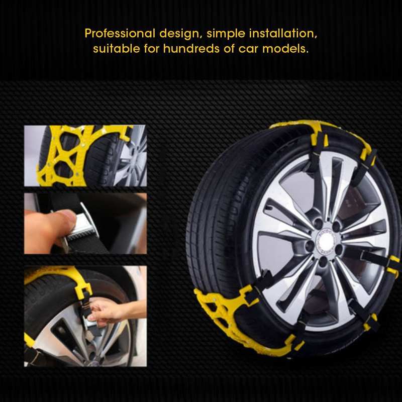 TPU Universal Tire Snow Chain Non-Slip Winter Emer... – Grandado