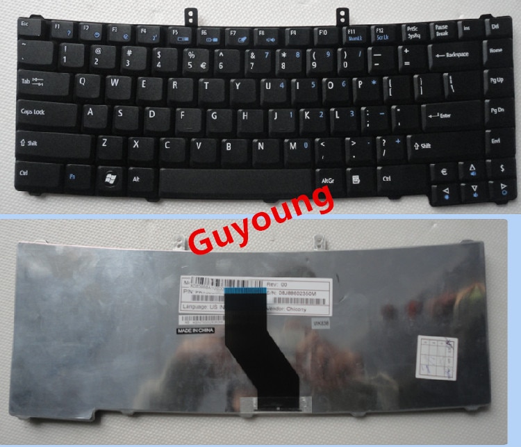 English Keyboard for Acer Extensa 4620 4620Z 5120 ... – Grandado