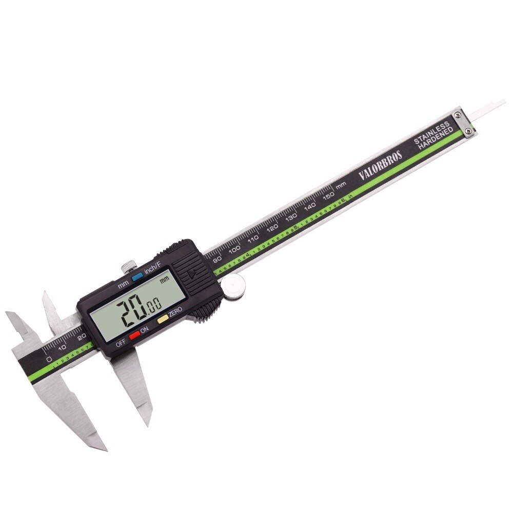 Digital Caliper Stainless Steel LCD Screen 6in 150... – Vicedeal