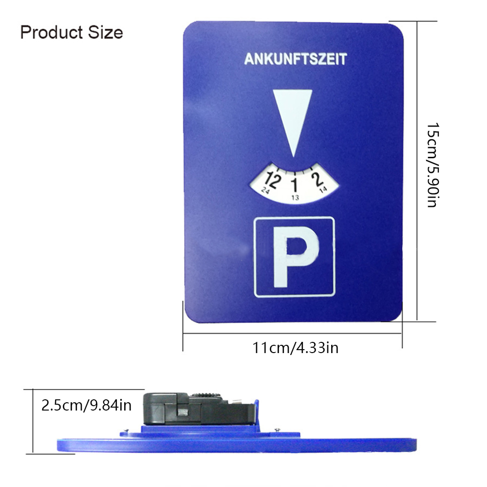 Temporary Parking Card Car Parking Disc Timer Disc... – Grandado
