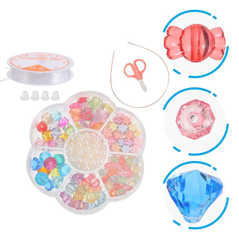 1 Set DIY Gems Toys Girls Toy Kids Plastic Gems Je... – Grandado