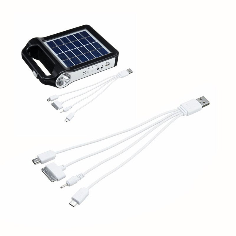 6V Solar Panel Power USB Charger Storage Generator... – Grandado