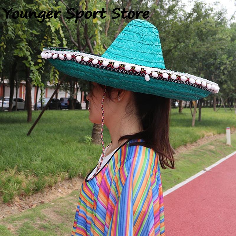 Mexican Style Summerstraw Hat Men Women Beach Sun ... – Grandado