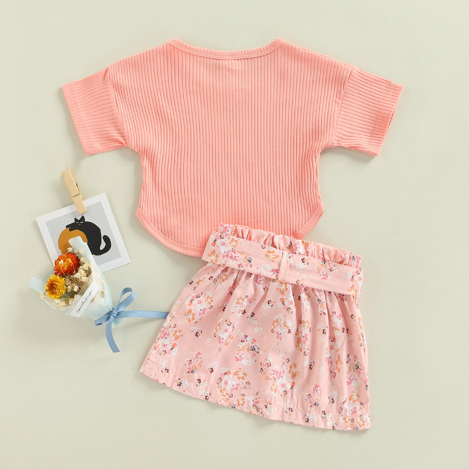 1-4Y Toddler Baby Girls Clothes Sets Short Sleeve ... – Vicedeal