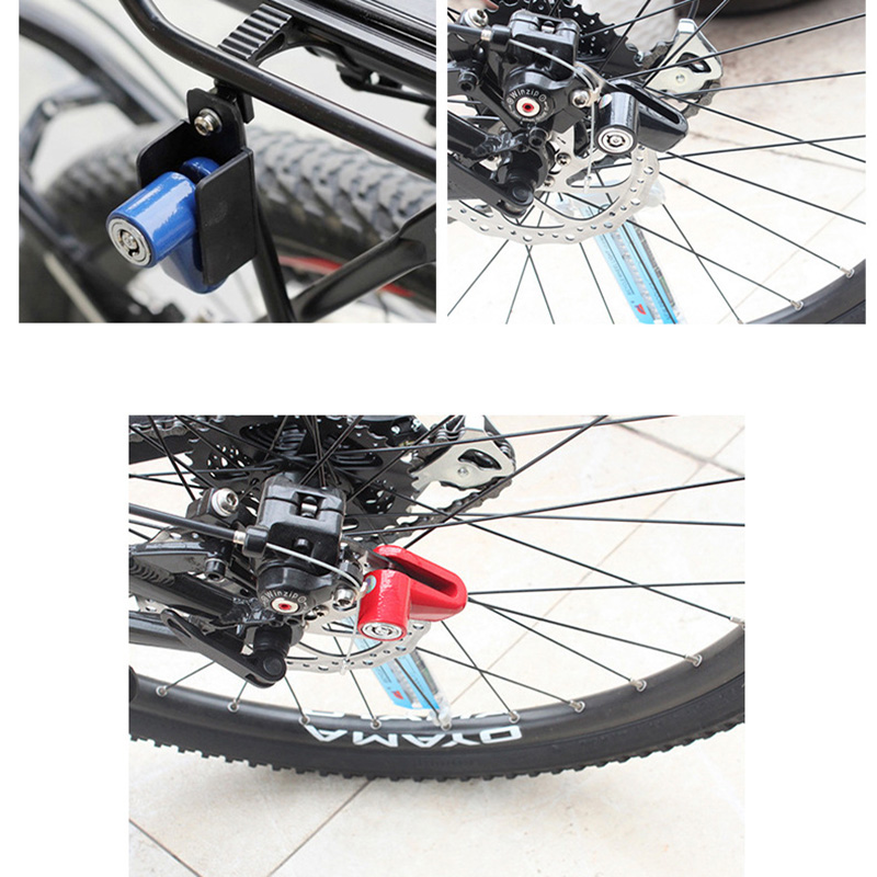 Anti-Diefstal Slot Fiets Scooter Schijfrem Slot Wi... – Vicedeal